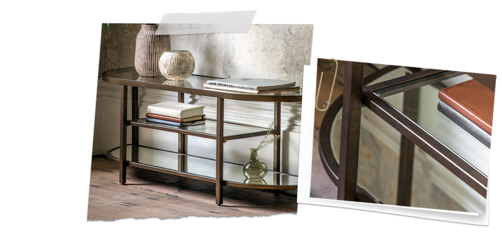 Willow & Hall | The Celeste Bronze Media Unit
